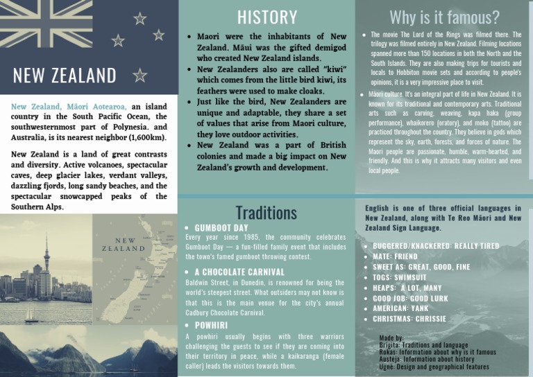 New Zealand: Traditions | PDF | New Zealand | Māori People