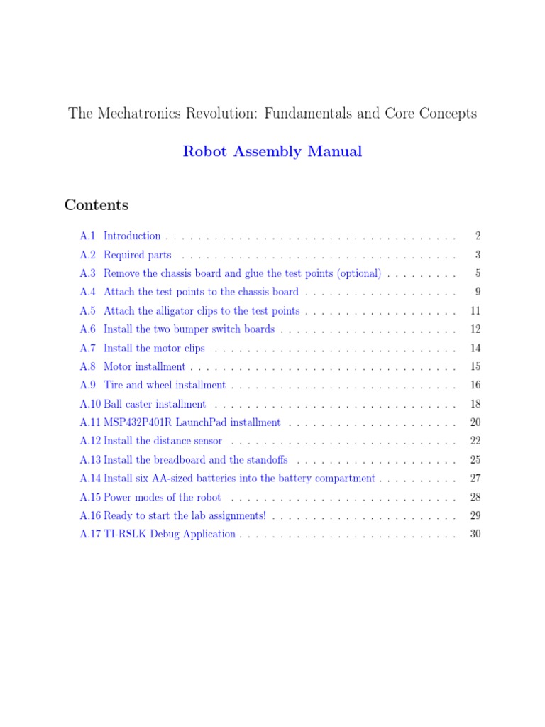 The Mechatronics Revolution: Fundamentals and Core Concepts: Robot ...