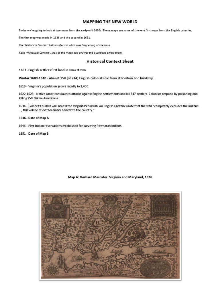 Mapping The New World | PDF | Social Science | Travel