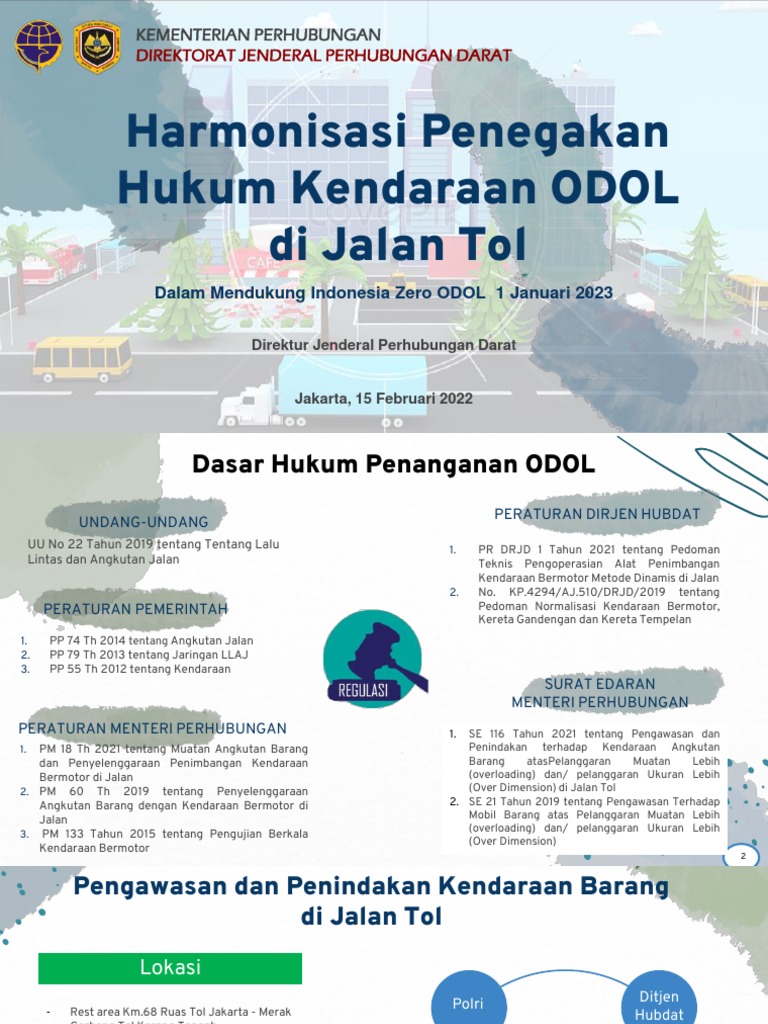 Harmonisasi Gakum Di Jalan Tol | PDF