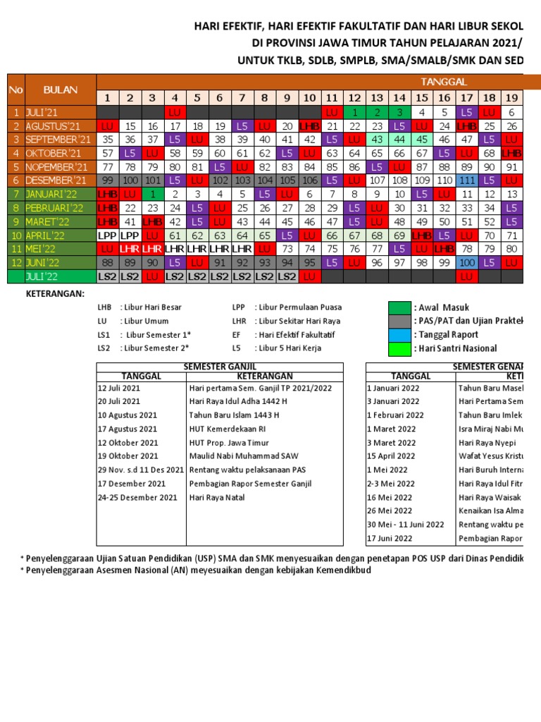 Kalender 2021-2022 | PDF