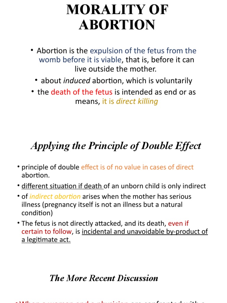 Expulsion of The Fetus From The Womb Before It Is Viable | PDF ...
