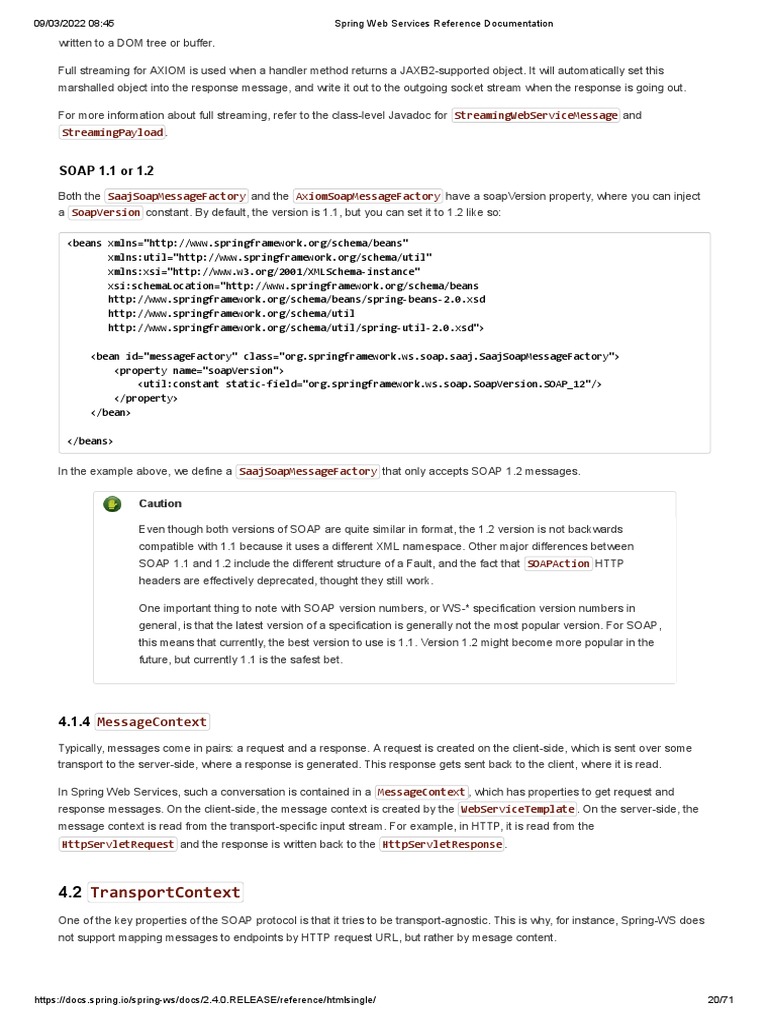 3 - Reference Documentation | PDF | X Path | Hypertext Transfer Protocol