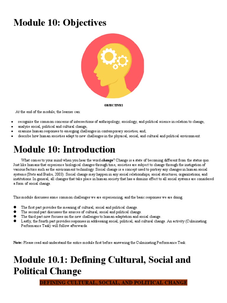 Understanding Social Change in UCSP | PDF | Governance | Social Movements