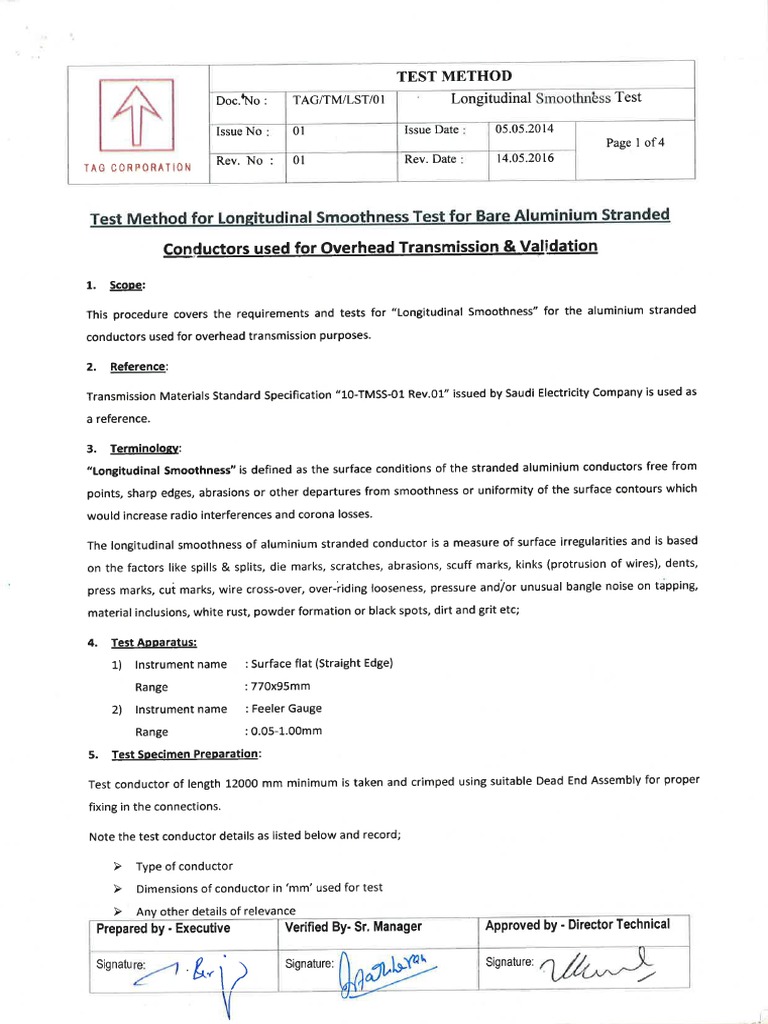 Test Method and Validation For Longitudinal Smoothness | PDF