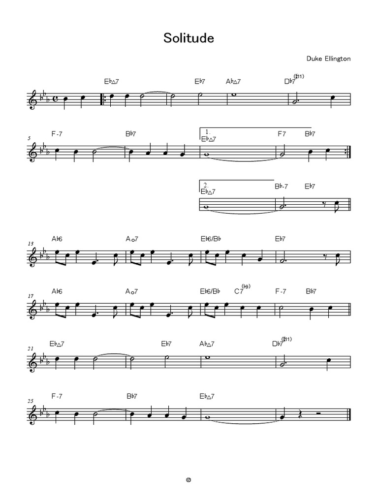 Solitude (Eb) Inc | PDF