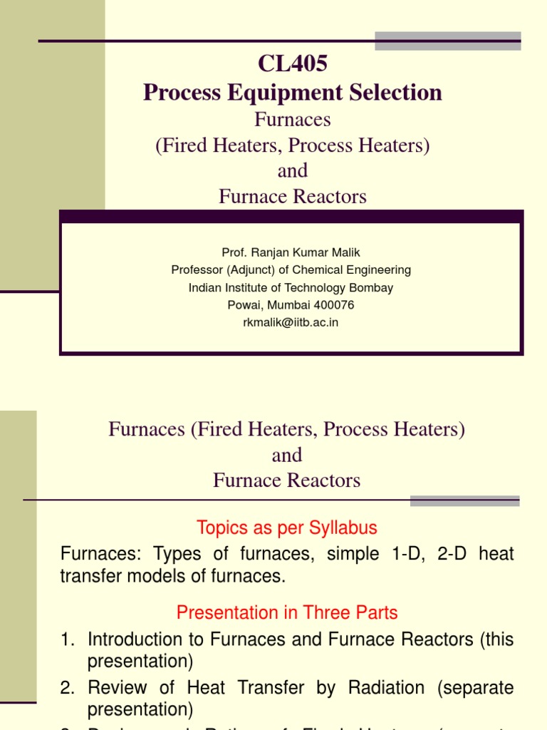 Furnaces and Furnace Reactors | PDF | Cracking (Chemistry) | Applied ...