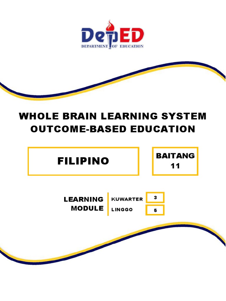 Q3 Filipino 11 PAGBASA AT PAGSUSURI Week 5 ZSP | PDF