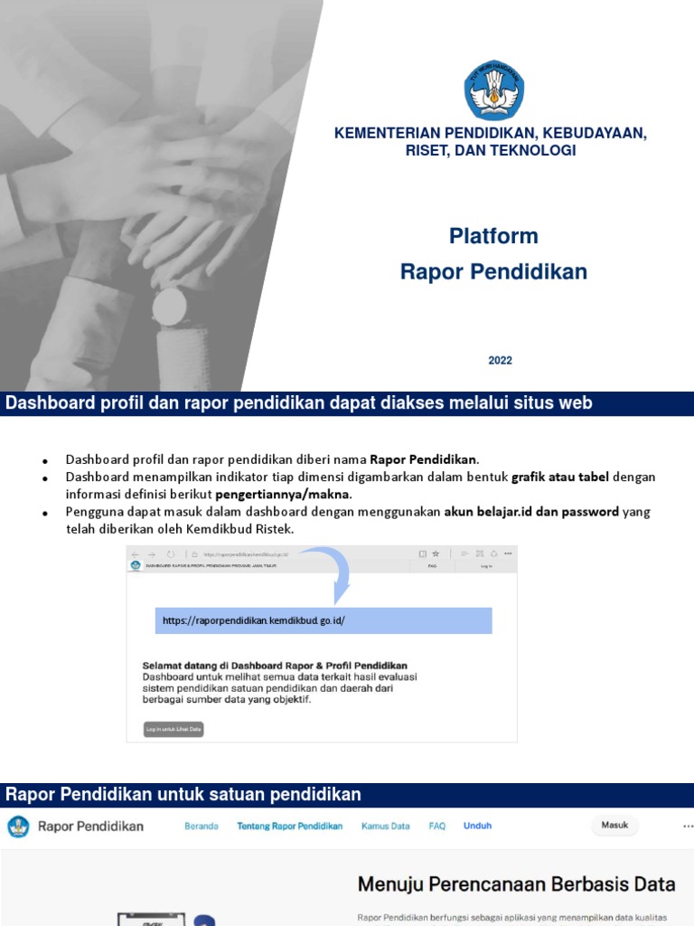 6.platform Rapor Pendidikan | PDF