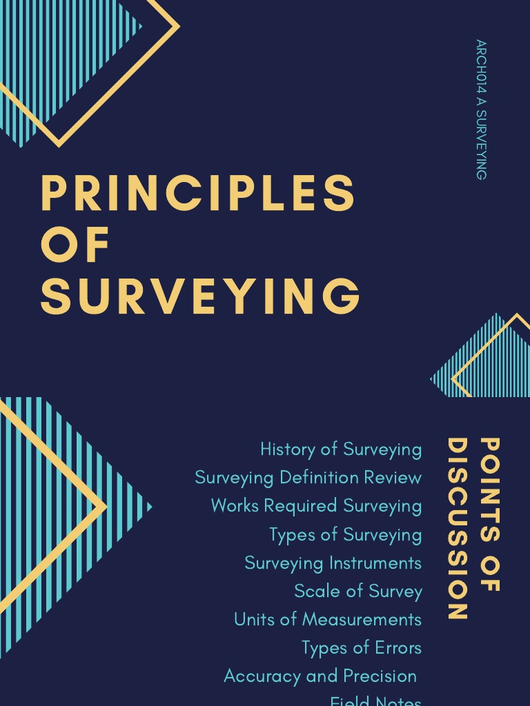 Principles of Surveying - Part 1 | PDF | Surveying | Geography