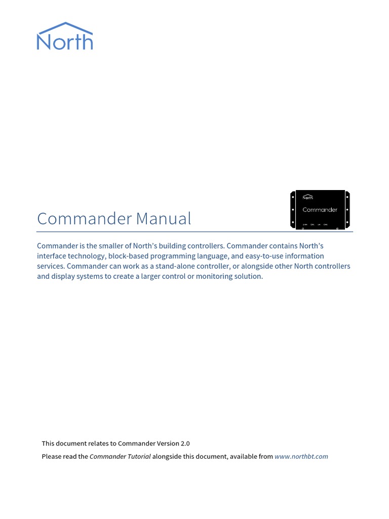 Commander Manual | PDF | Internet & Web | World Wide Web