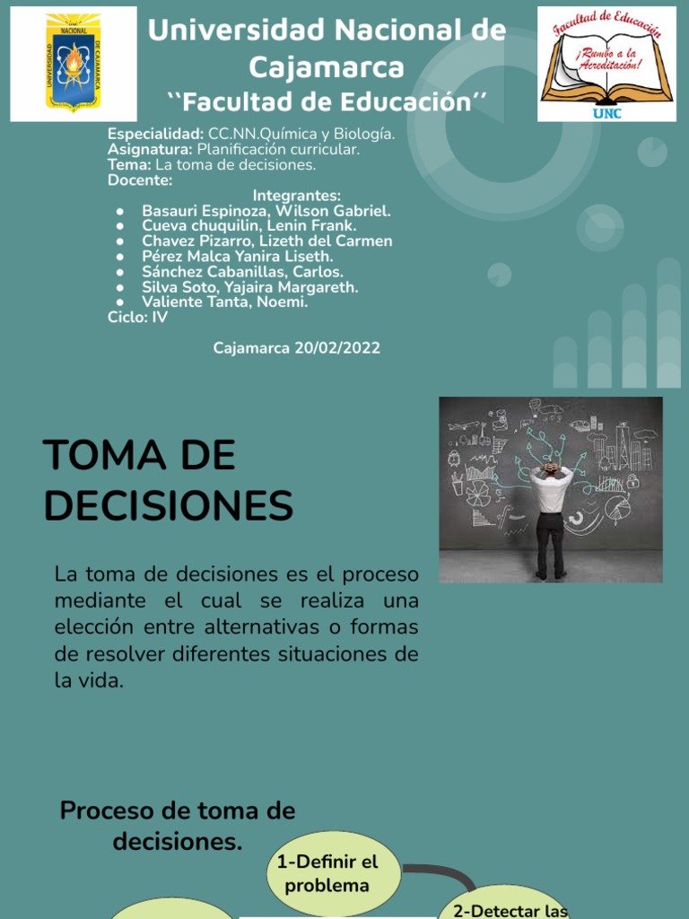 Toma de Decisiones | PDF | Toma de decisiones | Ciencia cognitiva