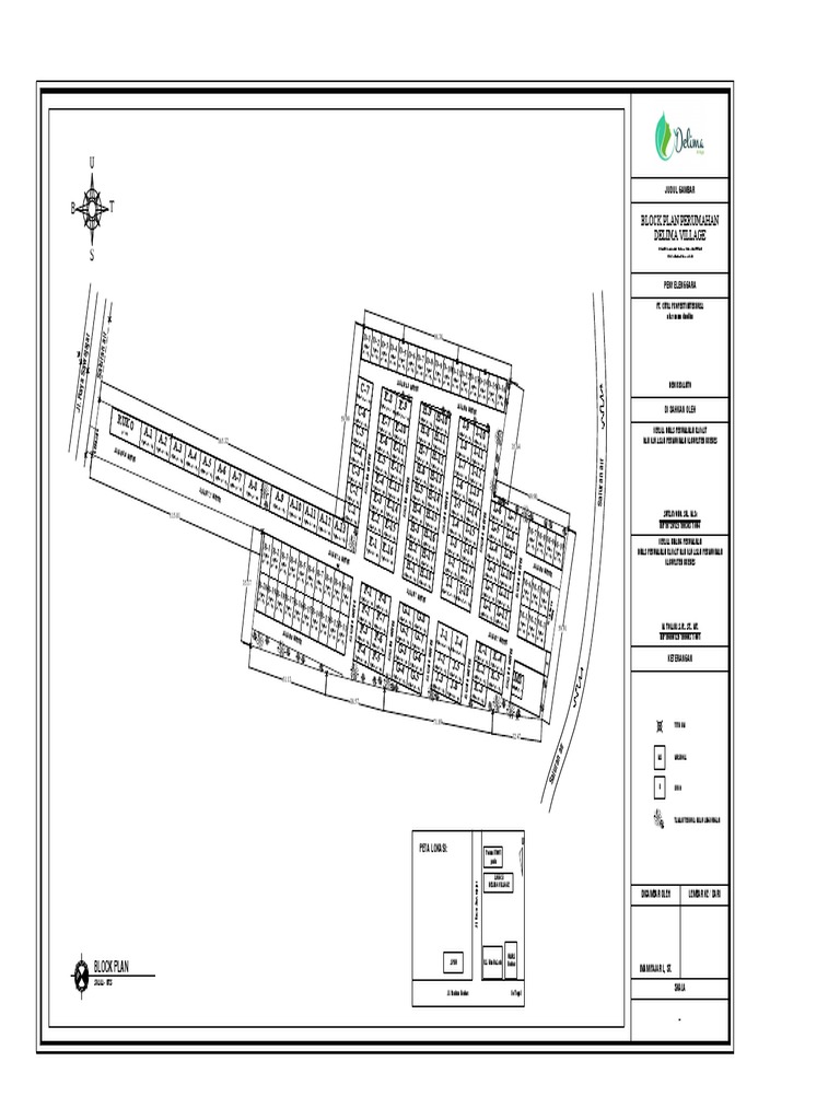 Blockplan - Delima Village | PDF