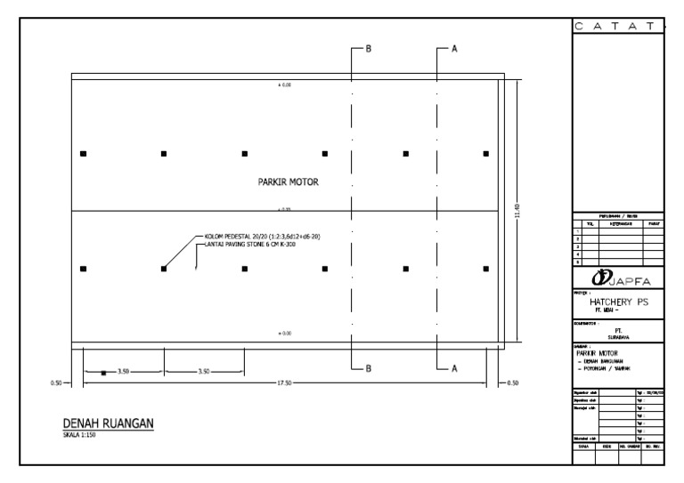Parkir Motor - Denah | PDF