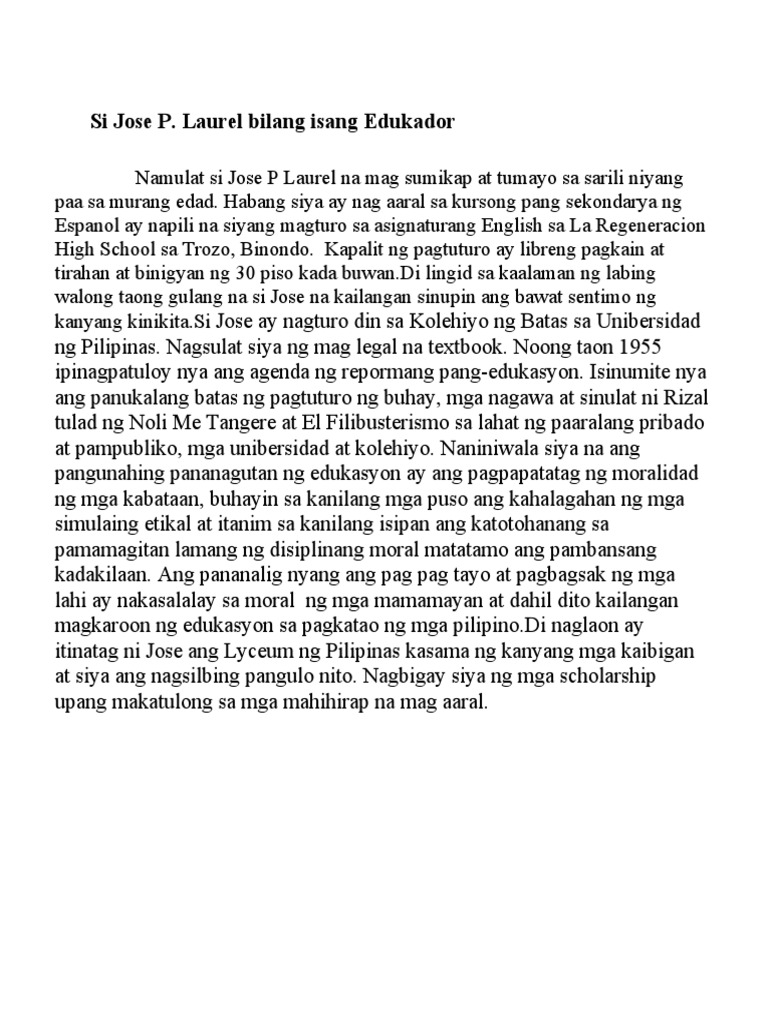 Reaction Paper JPL | PDF