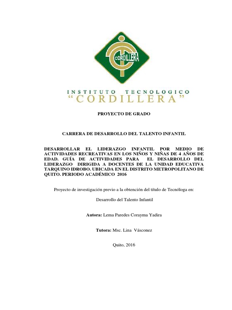 Actividades de Liderazgo para Niños de 4 Años | Download Free PDF ... Actividades de Liderazgo para Niños de 4 Años | Download Free PDF ...