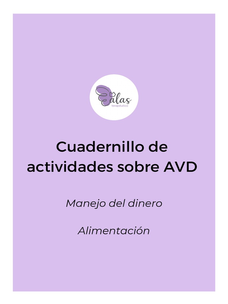 Cuadernillo de Actividades Sobre AVD | PDF