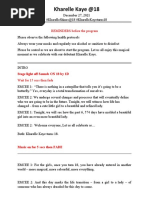 Debut/Birthday Party Script Template | PDF
