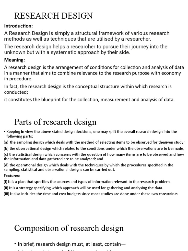 Research Design | PDF | Experiment | Design Of Experiments