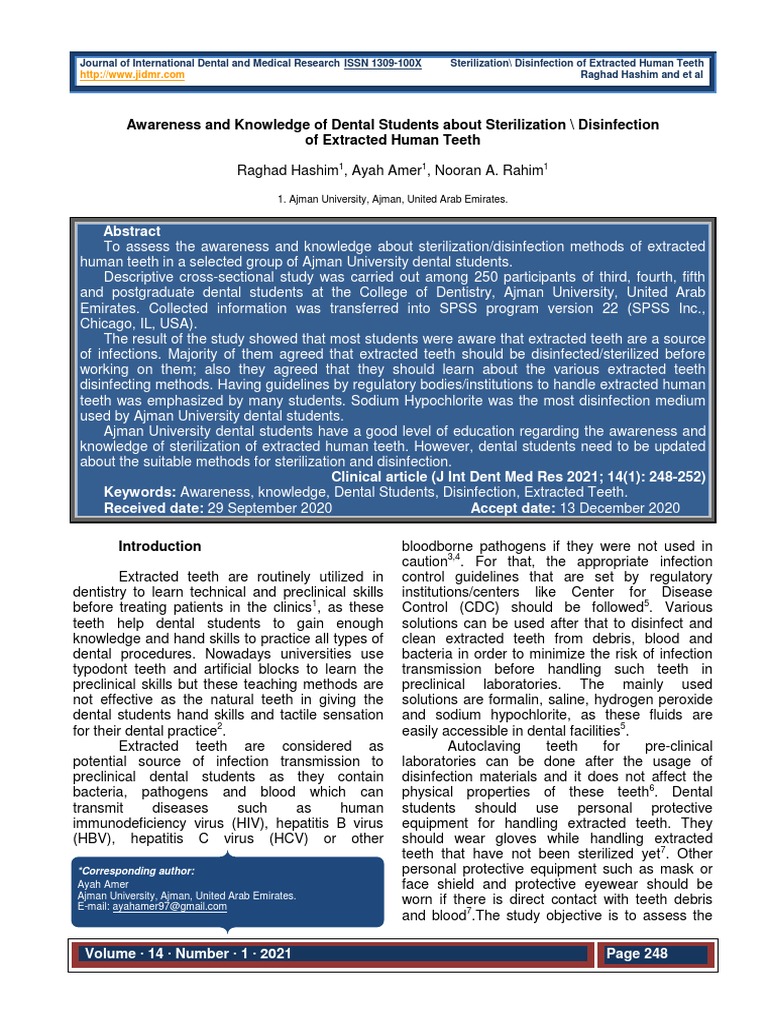 Stelz of Ext Teeth | PDF | Dentistry | Health Sciences
