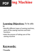 Parts of A Sewing Machine Answer Key | PDF