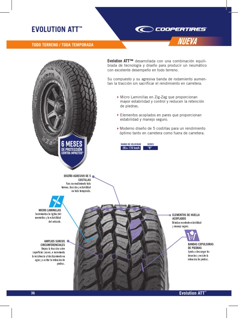 Evolution ATT | PDF | Neumático | Productos