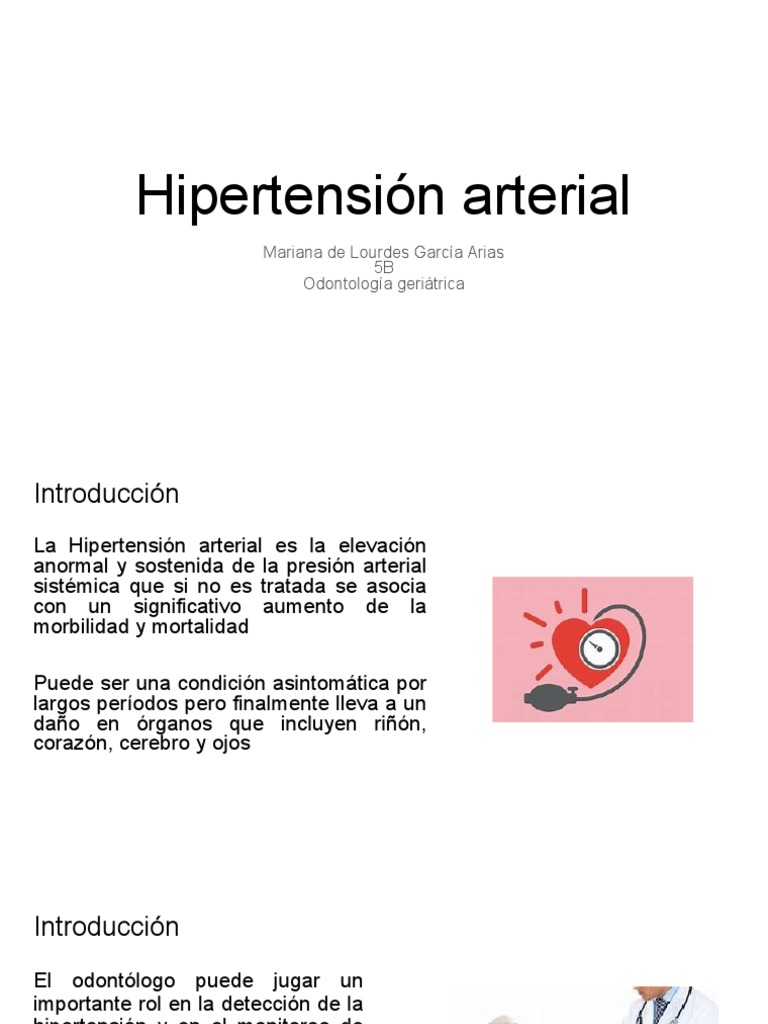 HTA para HC | PDF | Hipertensión | Ciencias de la Salud