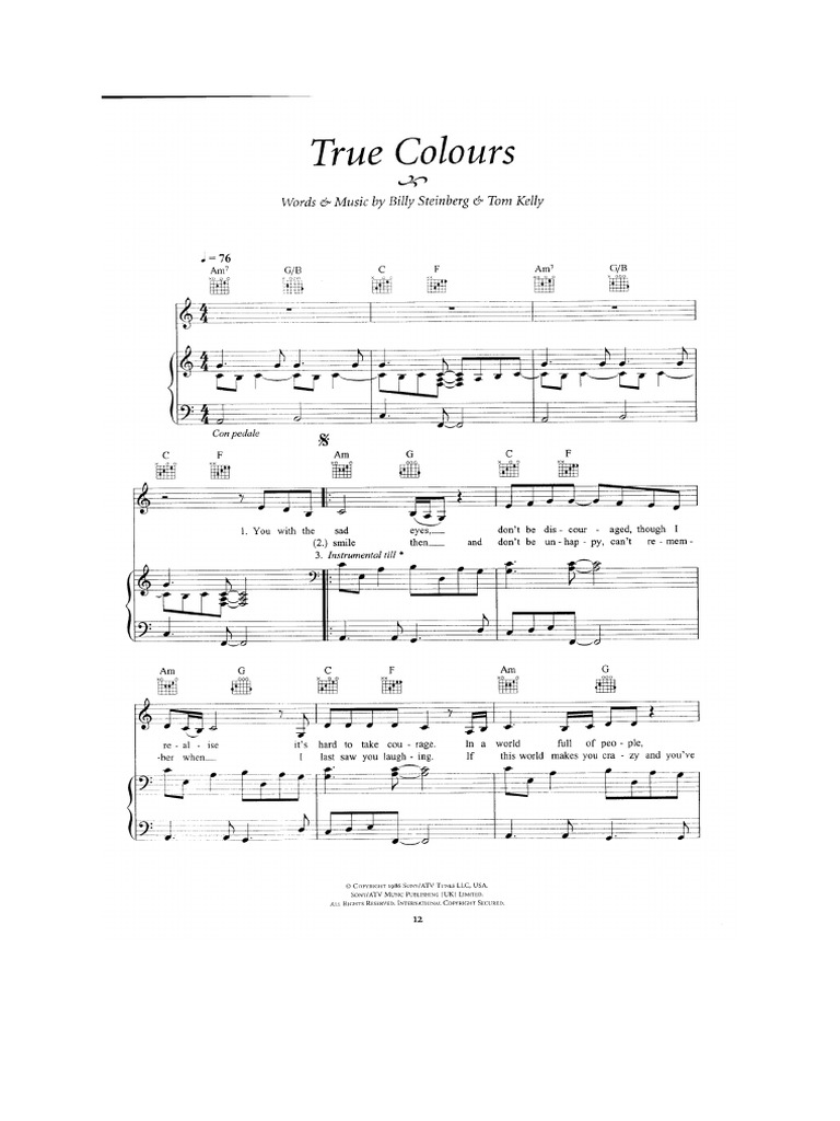 True Colours | PDF