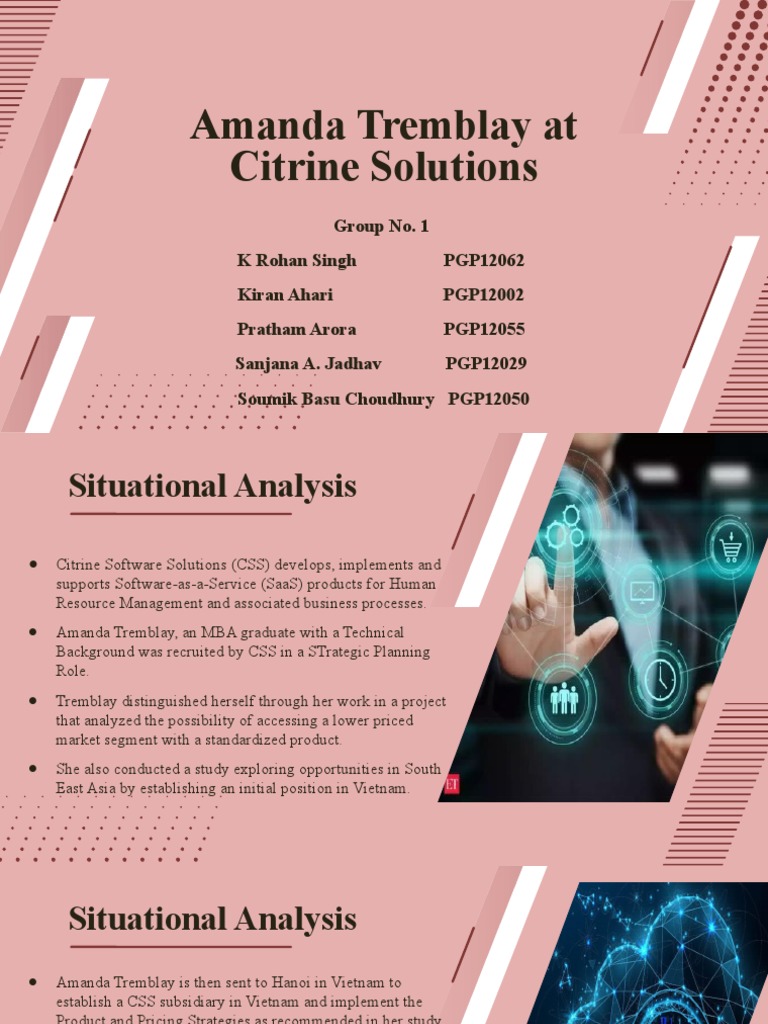 Amanda Tremblay at Citrine Solutions | PDF | Software As A Service ...