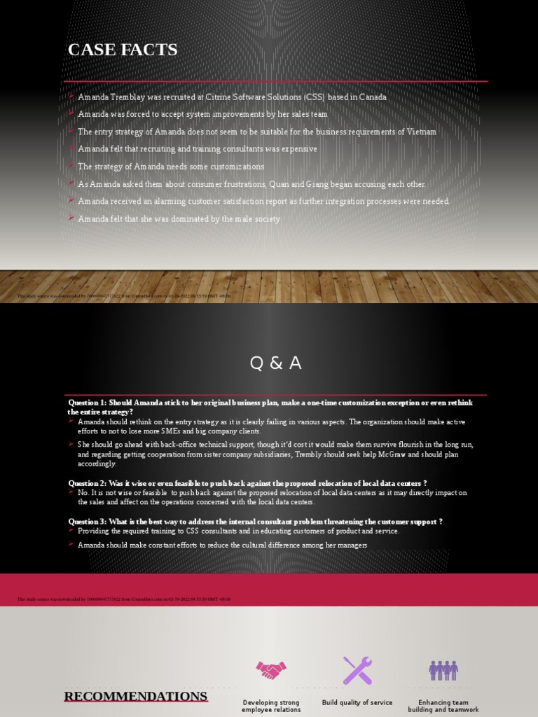 On Amanda Tremblay at Citrine Software Solutions | PDF | Customer ...