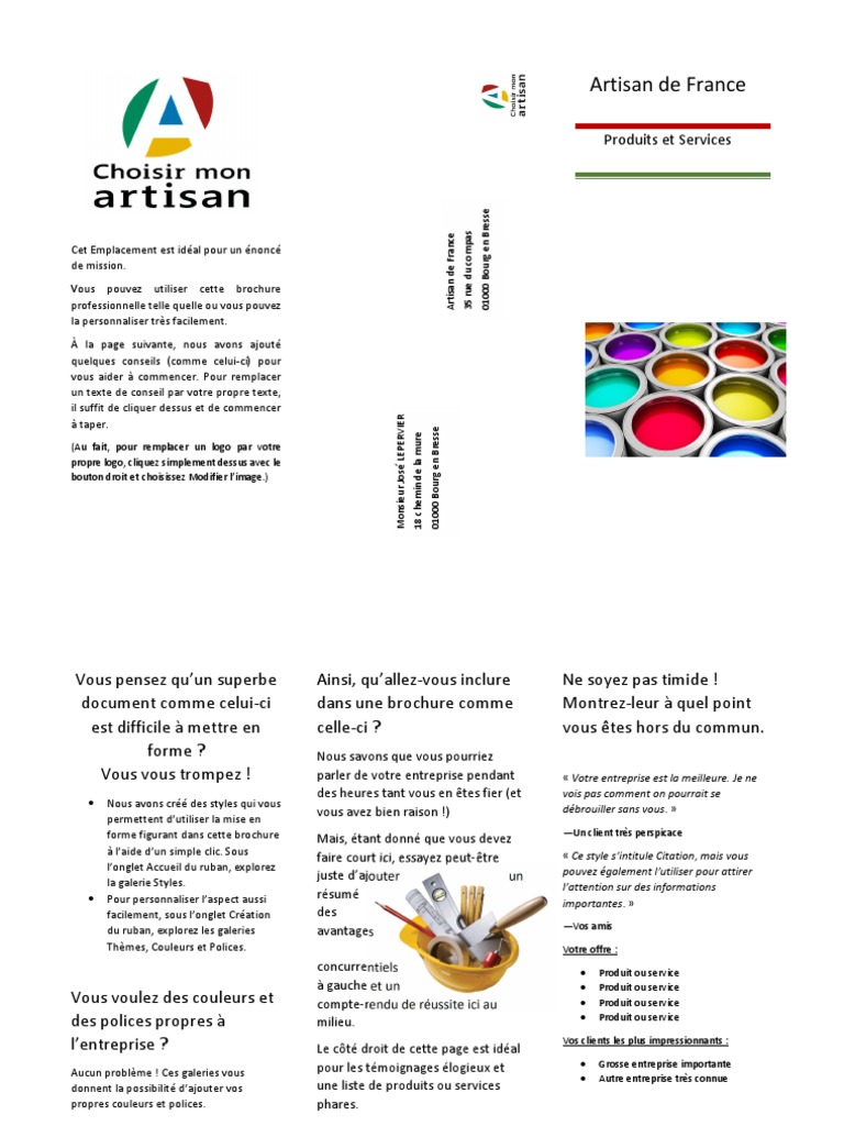 Microsoft Word - Triptyque Commercial Final | PDF