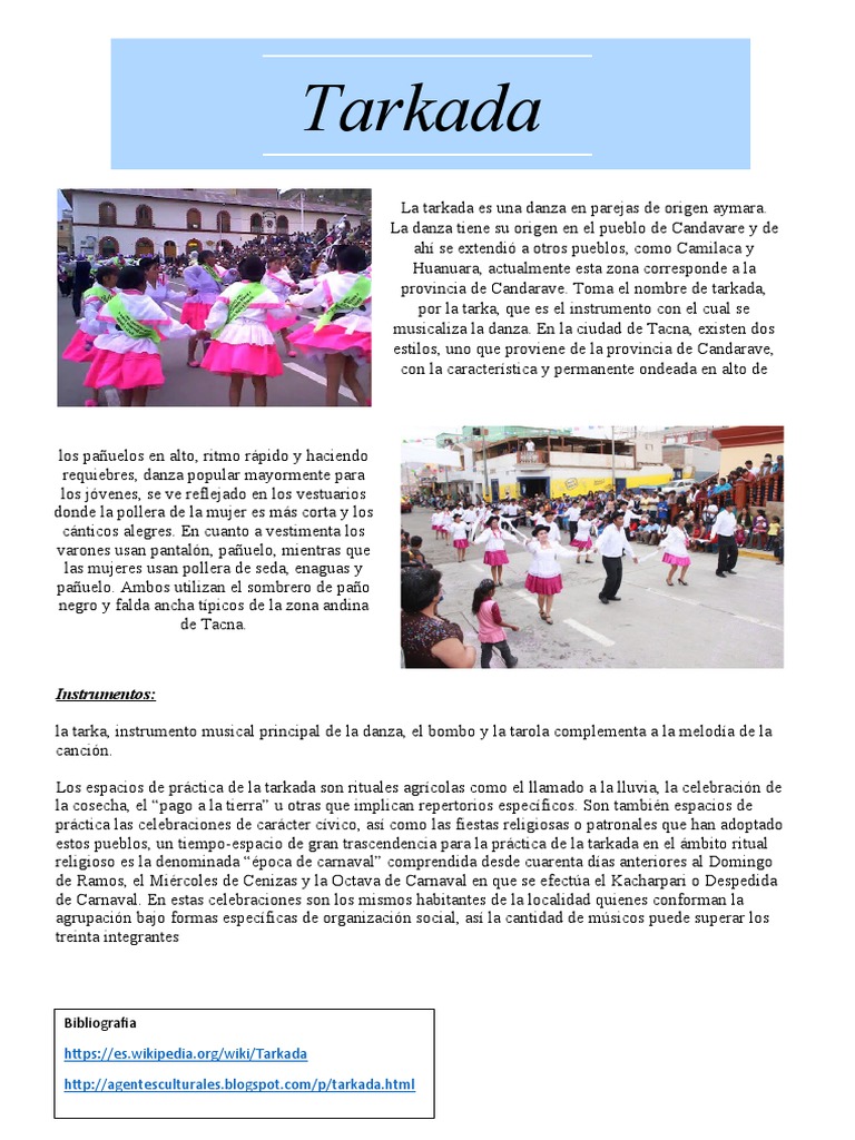 Tarkada: Instrumentos | PDF | Carnaval | Bailes