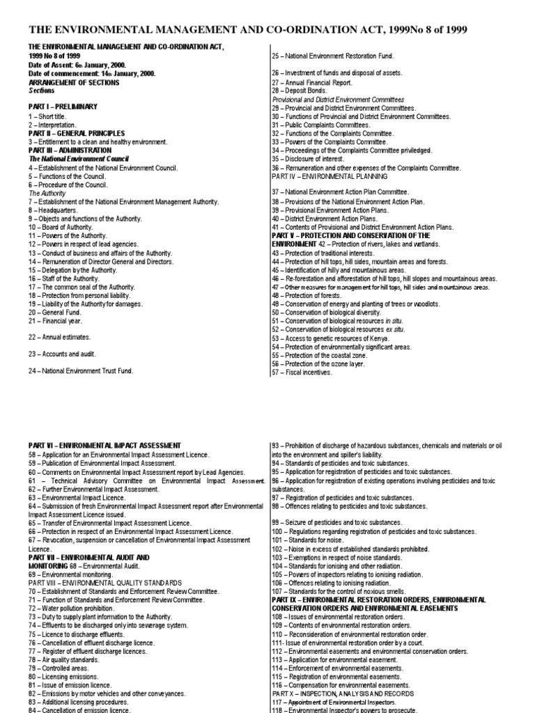 Emca - 1999 | PDF | Natural Environment | Sustainability
