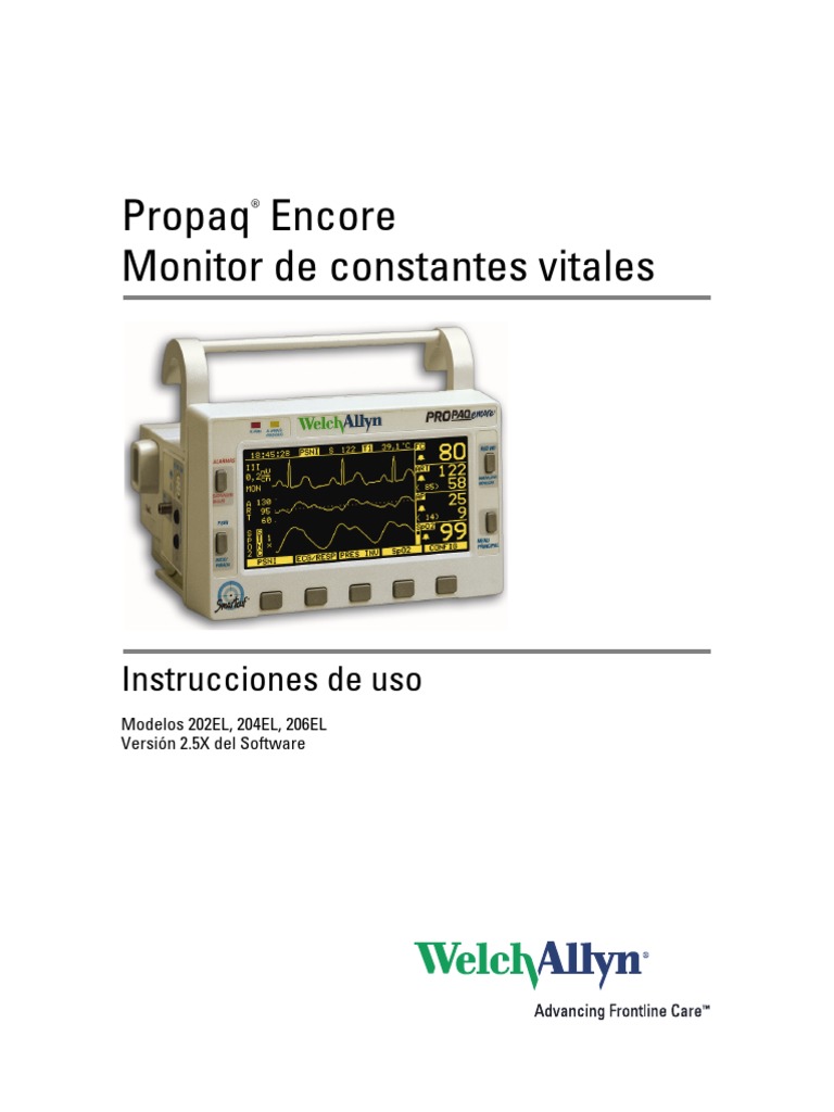 Propaq Encore | PDF | Dióxido de carbono | Enchufes y tomas de ...