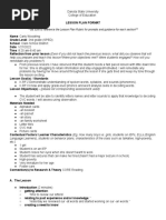 Lesson Plan Template As Per NEP 2020-2 | PDF | Lesson Plan | Learning
