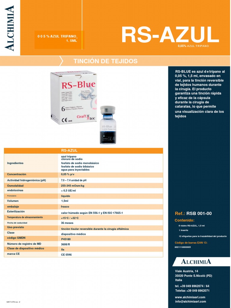 Azul tripanoESP | PDF | Química | Ciencias fisicas