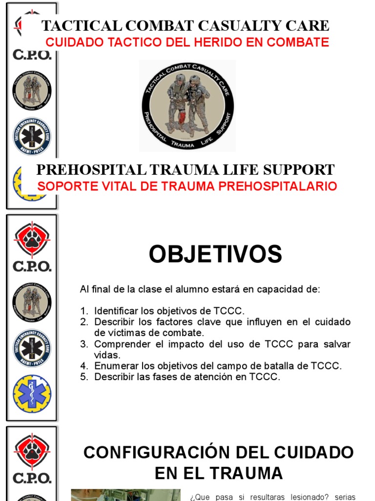 1 Introduccion A TCCC | PDF | Lesión | Medicina de Cuidados Intensivos