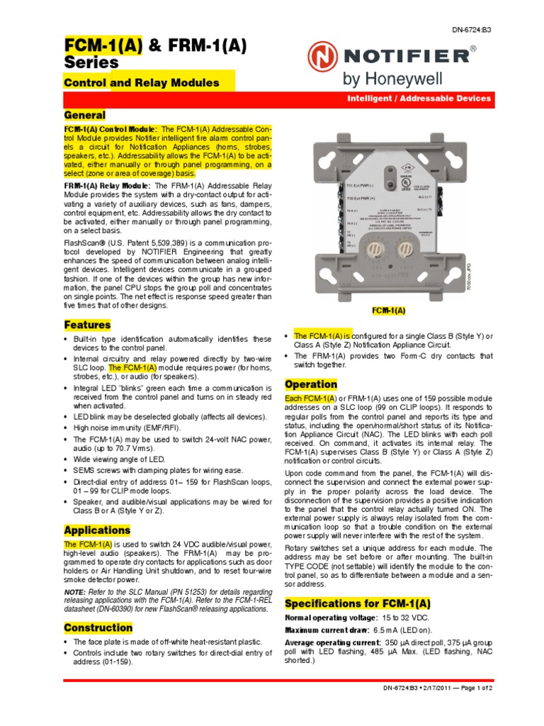 FCM-1 (A) & FRM-1 (A) Series: Control and Relay Modules | PDF | Relay ...