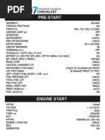 Ryanair Checklist | PDF | Aircraft Flight Control System | Landing Gear
