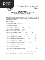 Tablas del Método de Hunter para Cálculos Hidráulicos | PDF