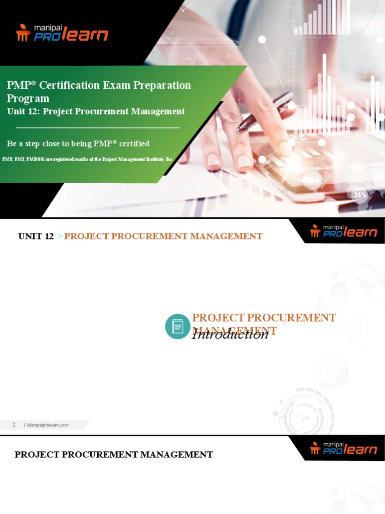 PMP Certification Exam Preparation Program: Unit 12: Project Procurement Management | PDF ...