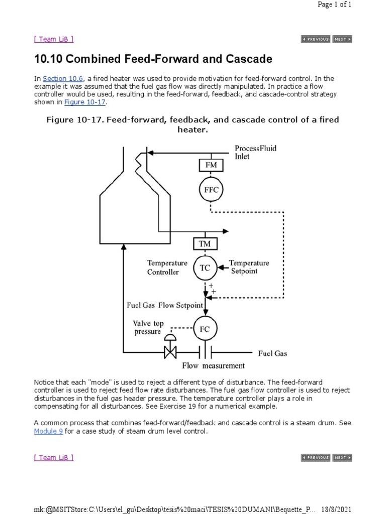 9 Combined Feed-Forward and Cascade | PDF | Science & Mathematics ...