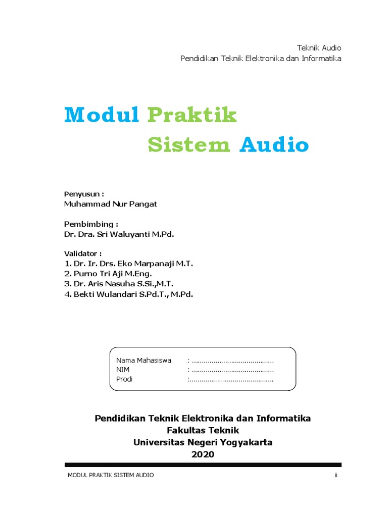 Modul Sistem Audio Besmart Jilid 3 | PDF