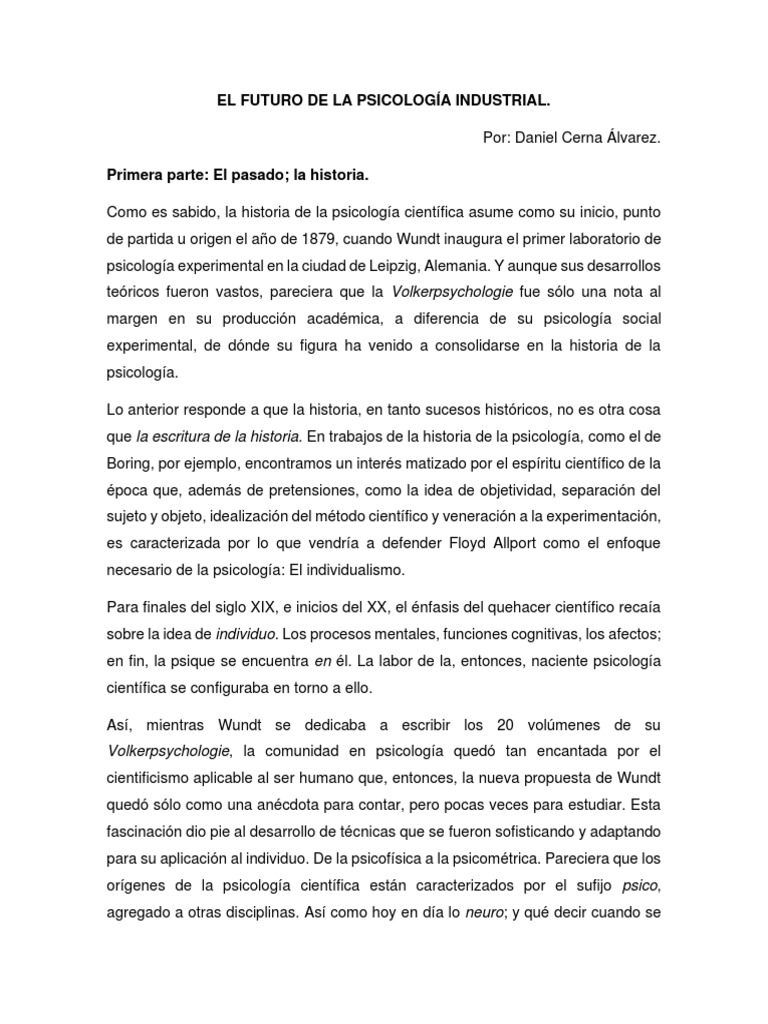 En Prensa Daniel Cerna | PDF | Sicología | Seguridad y salud ocupacional