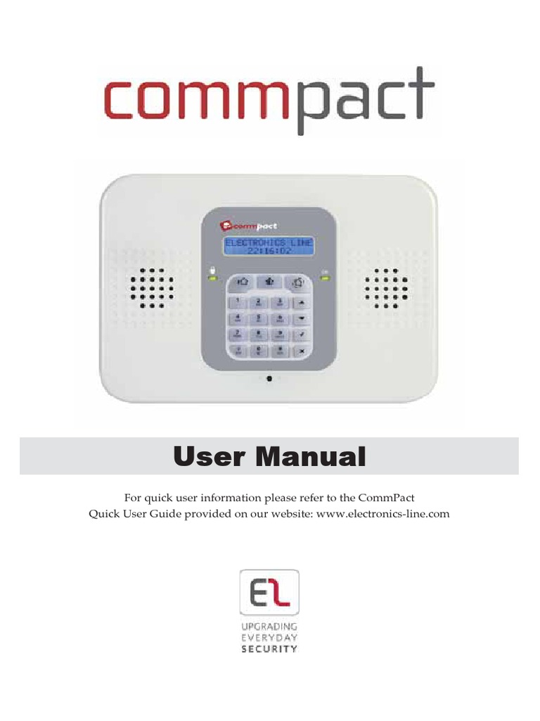 5IN1878 B Commpact Full User Manual UK | PDF | Security Alarm | Computing