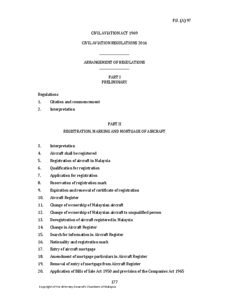 MCAR 2016: Civil Aviation Regulations | PDF | Air Traffic Control ...
