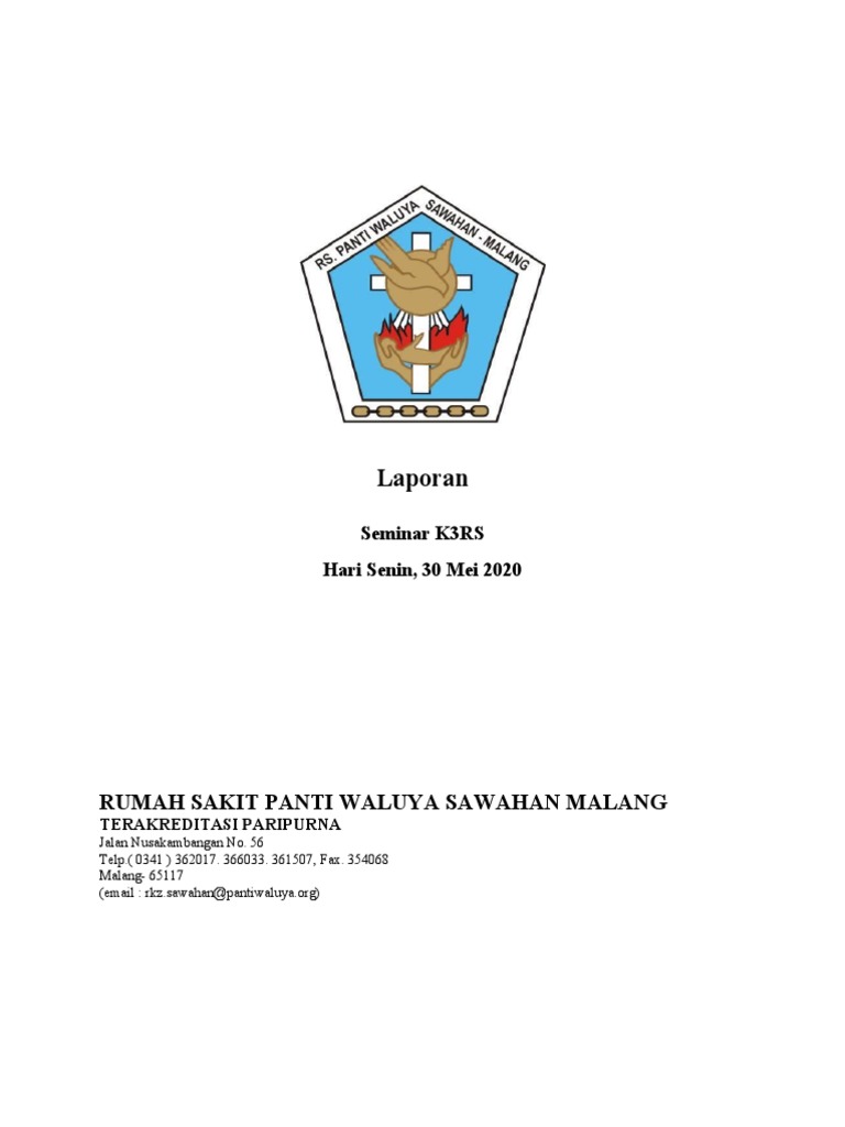 Laporan K3rs Pdf
