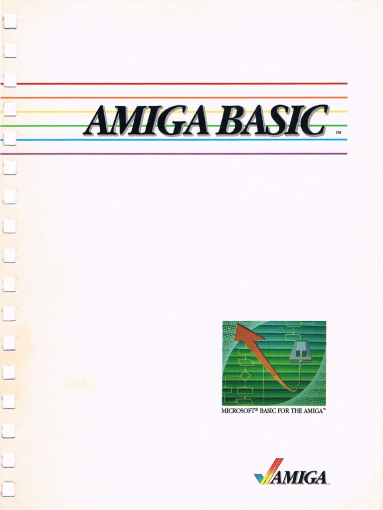 Commodore Amiga BASIC (1985) | PDF | Basic | Menu (Computing)