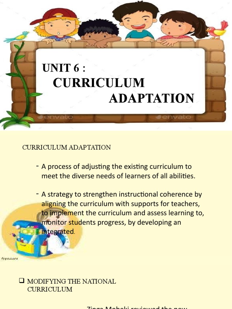 Curriculum Adaptation Strategies Explained | PDF | Curriculum | Reading ...