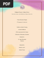 Sample Practice Teaching Portfolio | PDF | Teachers | Lesson Plan